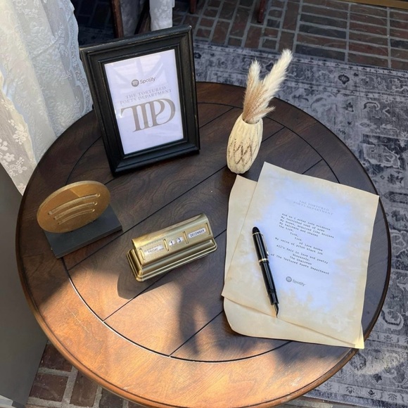 Target | Office | Taylor Swift Ttpd Brass Perpetual Calendar | Poshmark